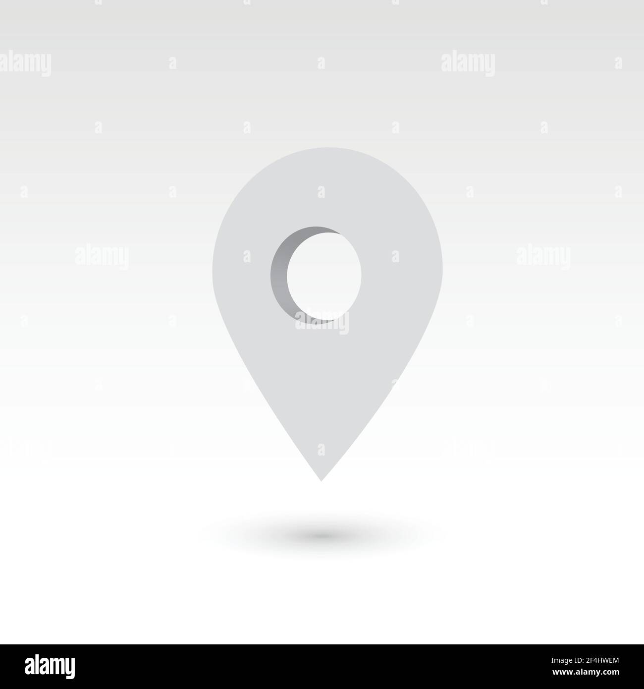 Map pointer - 3D vector object Stock Vector Image & Art - Alamy