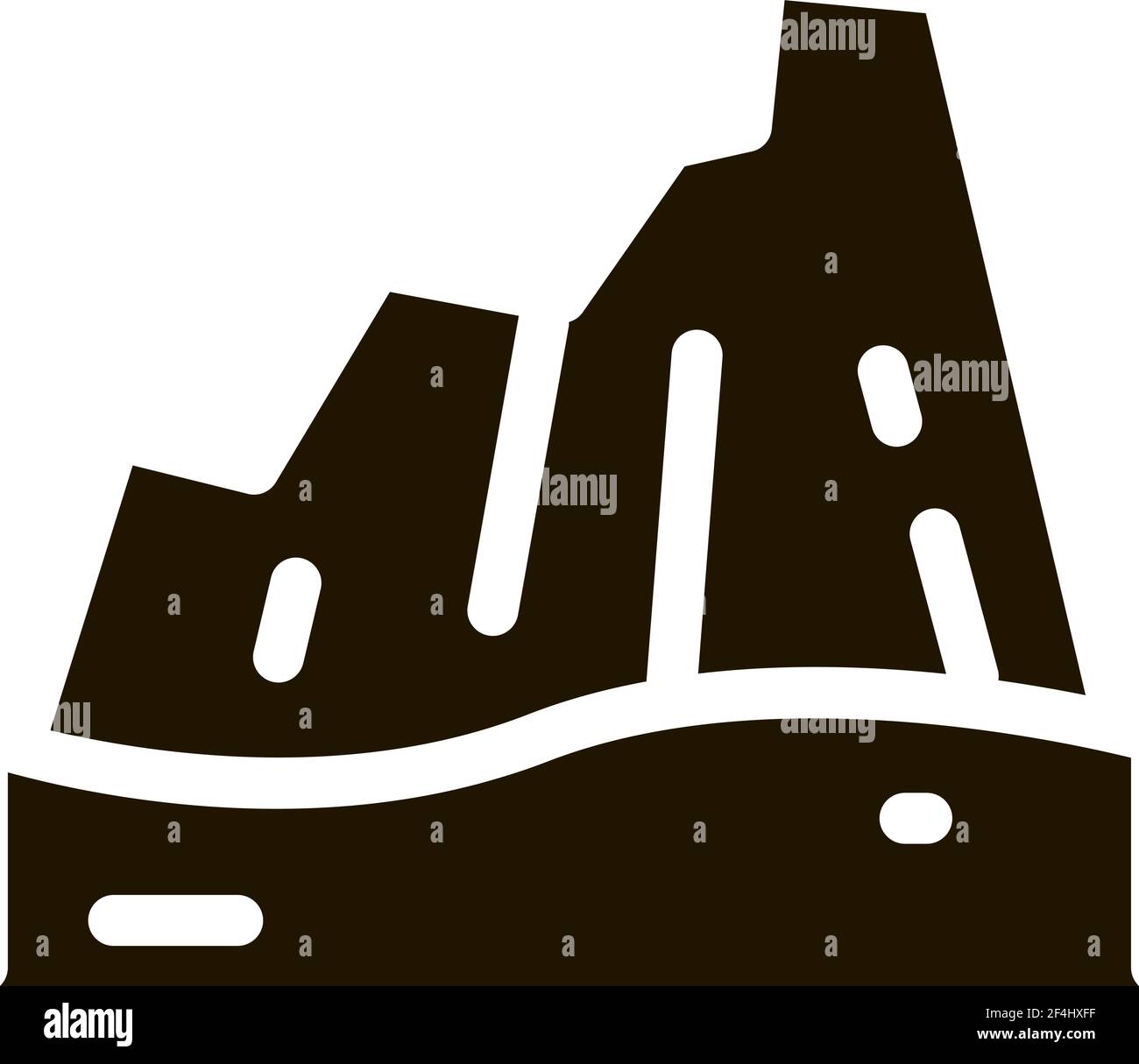 Desert dune monochrome Stock Vector Images - Alamy