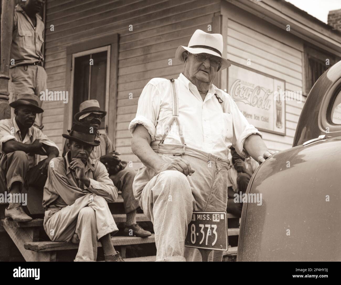 Plantation overseer. Mississippi Delta, near Clarksdale, Mississippi ...