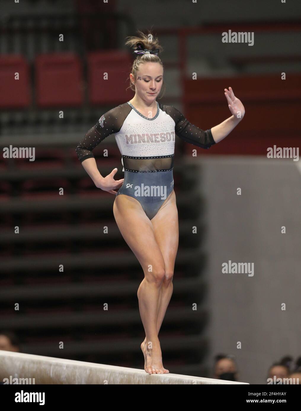 Minneapolis, MN, USA. 20th Mar, 2021. Minnesota's Lexy Ramler performs ...