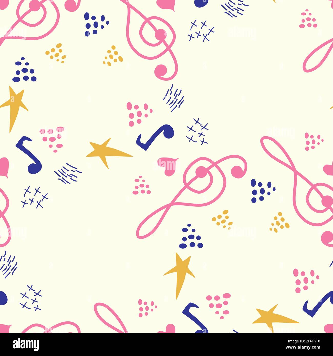 Classic musical patterns, with sheet music and treble clef, great ...