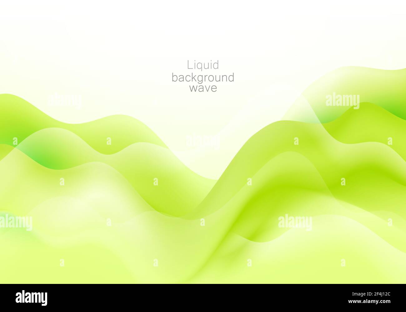 A green abstract wave background Wave flow Stock Vector Image & Art - Alamy