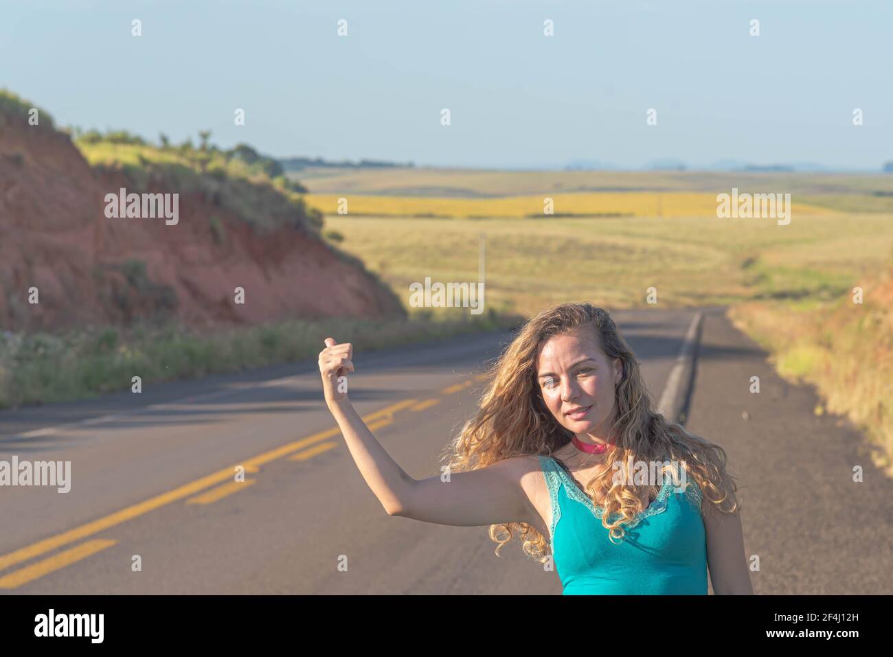Autostop landscape hi-res stock photography and images - Alamy