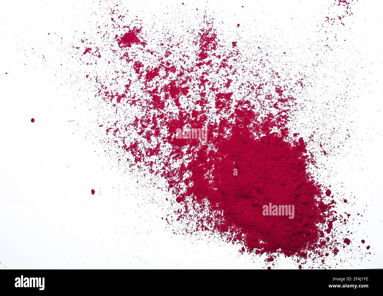 Celebrate festival Indian Holi, Explosion of colored powder on white ...