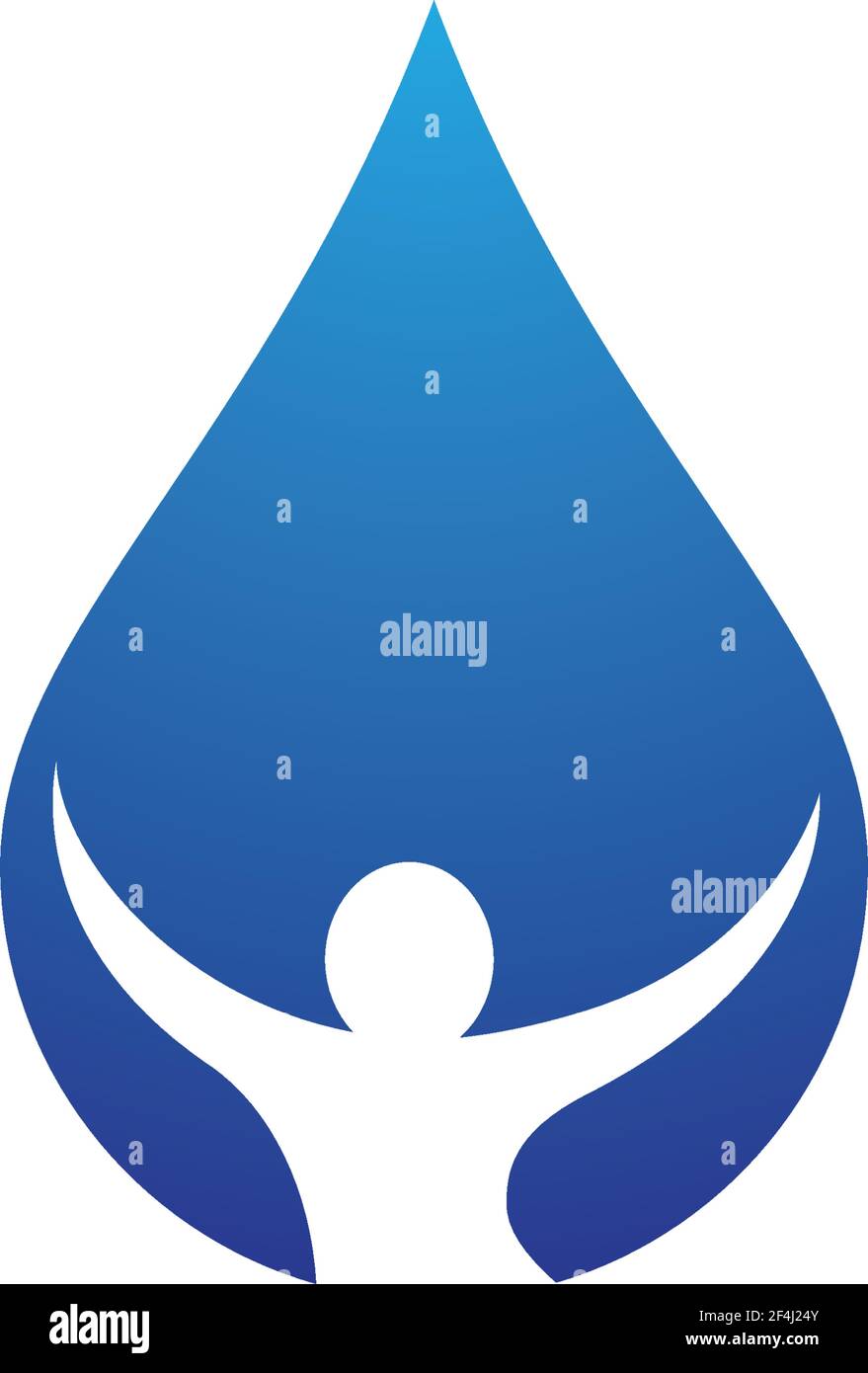 Water drop logo template vector icon illustration design Stock Vector ...