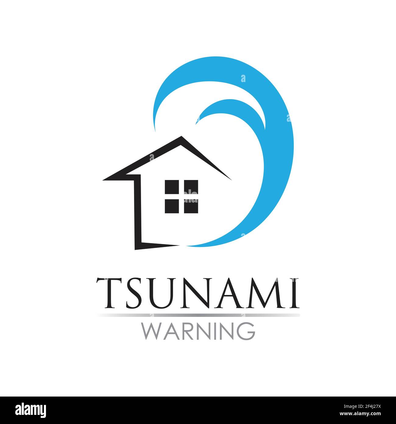tsunami logo design, vector, icon, template Wave Tsunami Splash Water ...
