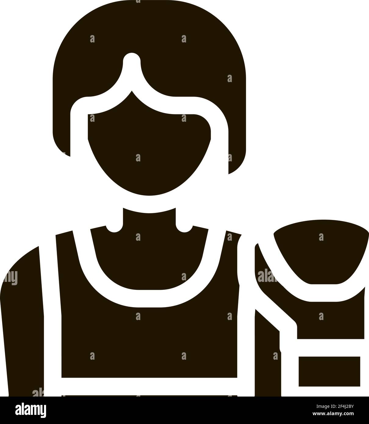 Black woman boxer Stock Vector Images - Alamy