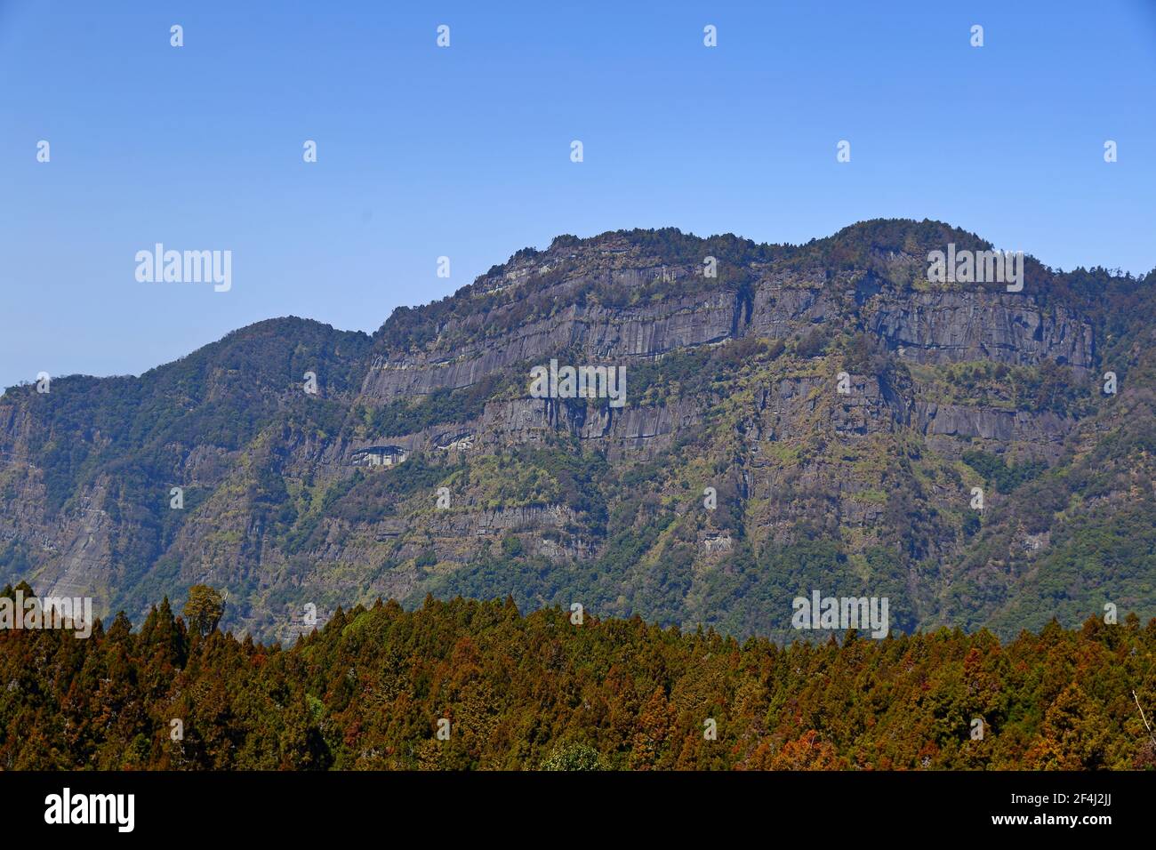 Alishan National Forest Recreation Area, situated in Alishan Township ...