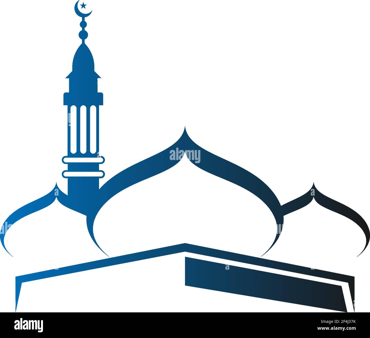 Islamic logo, Mosque icon design vector template illustration Stock ...