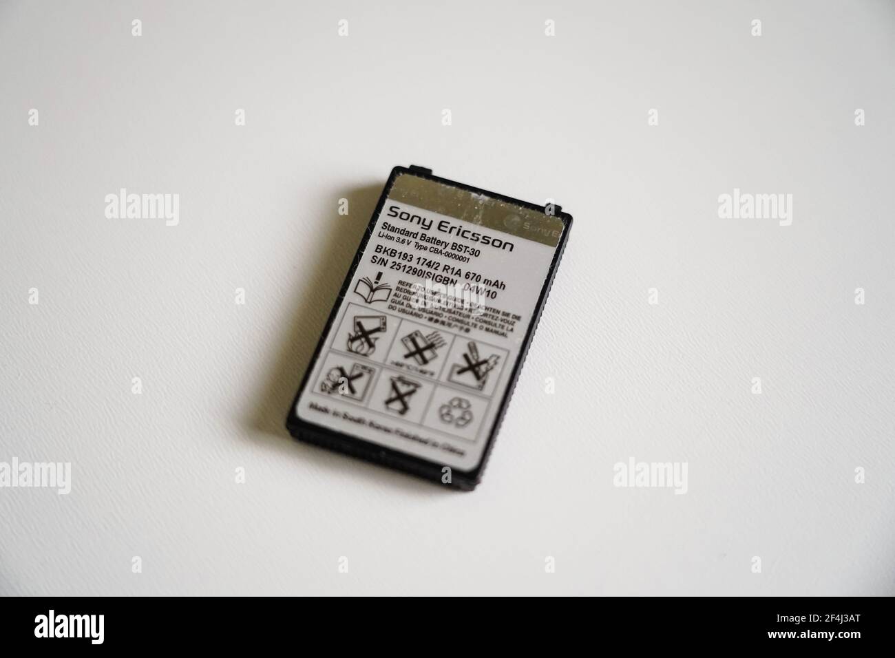 sony ericsson phone battery Stock Photo - Alamy