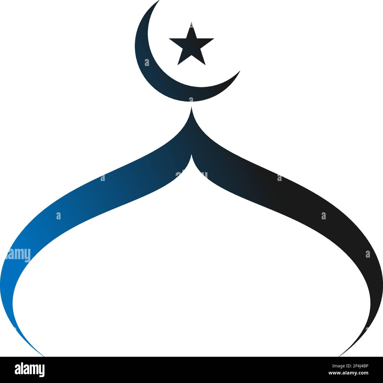 Islamic logo, Mosque icon design vector template illustration Stock ...