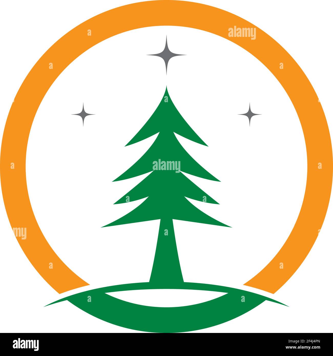 Pine symbol illustration design Stock Vector Image & Art - Alamy