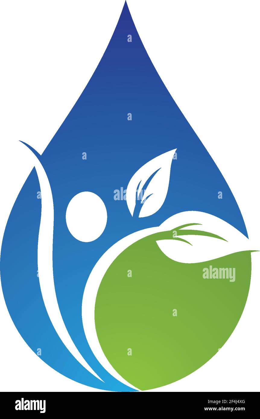 Water drop logo template vector icon illustration design Stock Vector ...