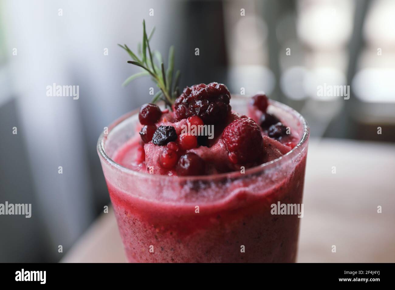 Mixed Berries Smoothie , drink Stock Photo - Alamy