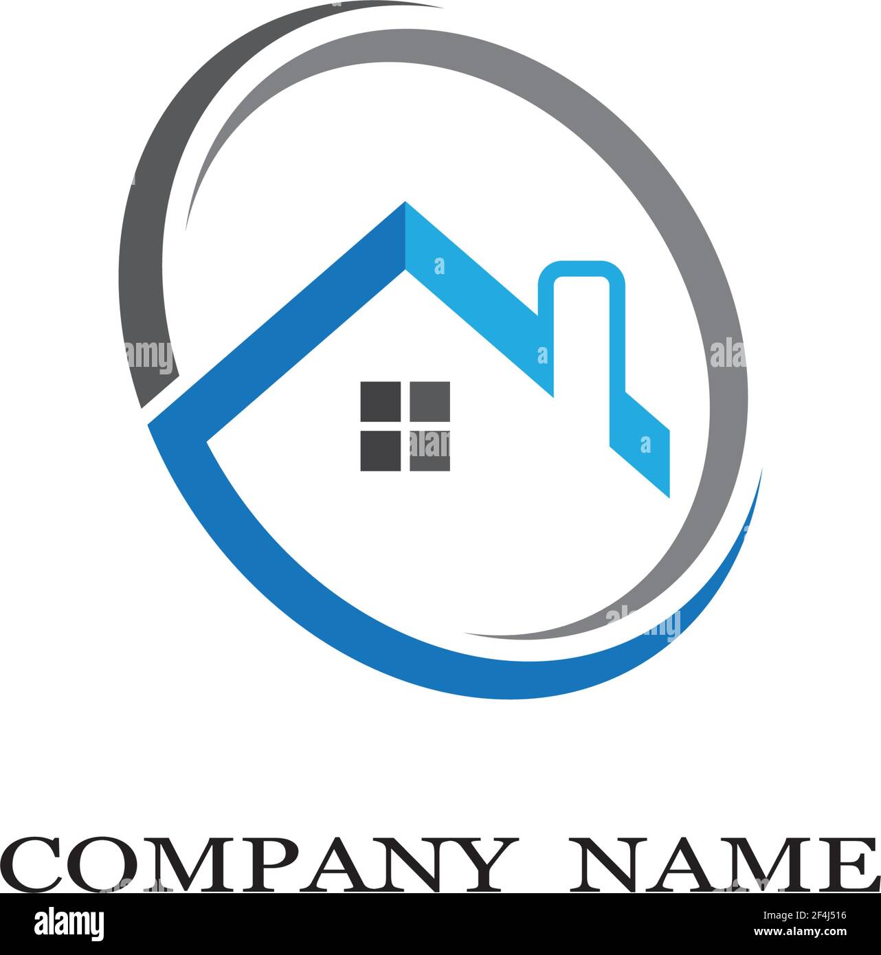 Property logo template vector icon illustration design Stock Vector ...