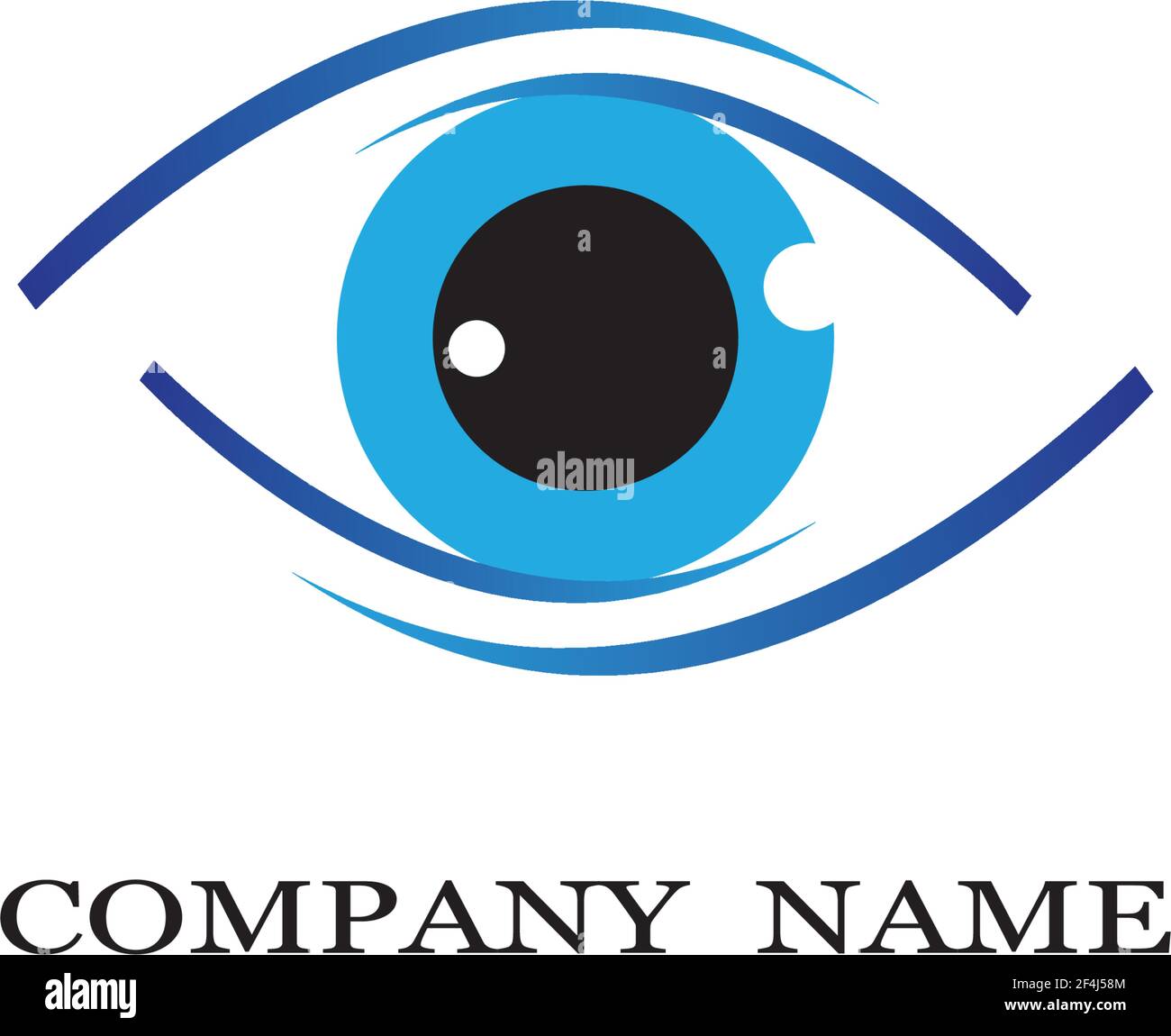Branding identity corporate eye care vector logo design Stock Vector ...