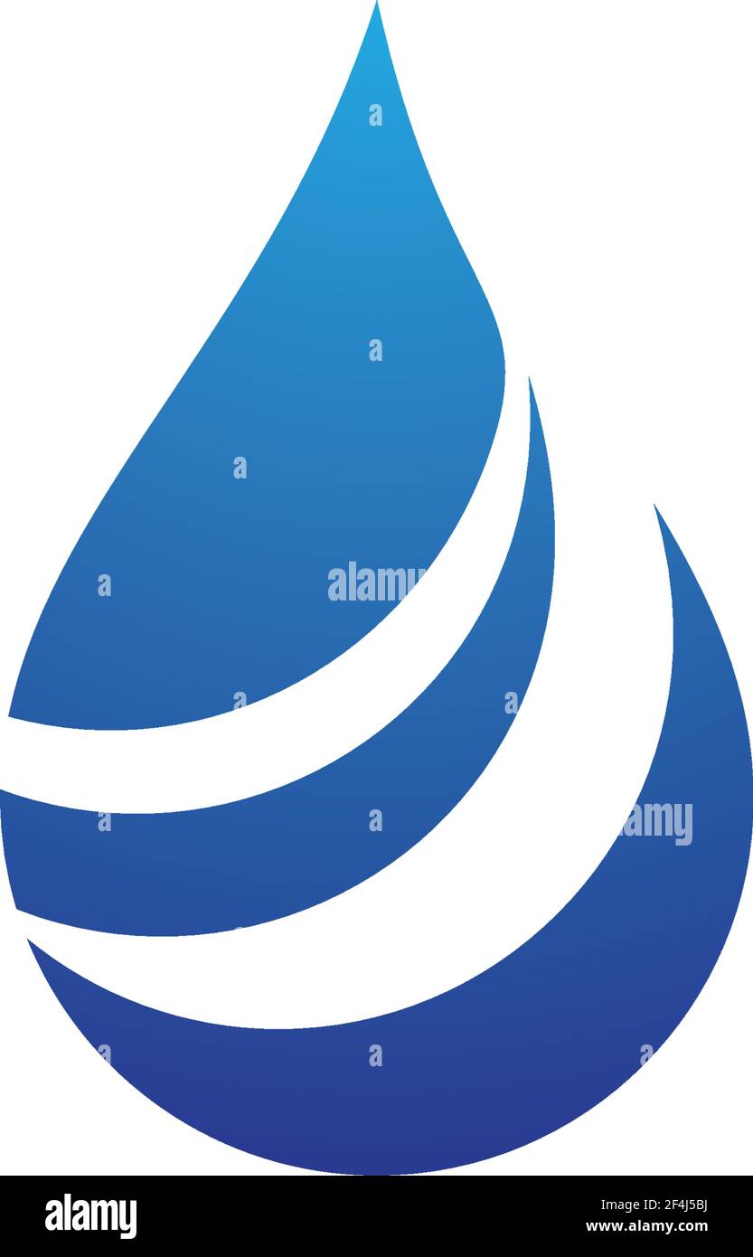 Water drop logo template vector icon illustration design Stock Vector ...