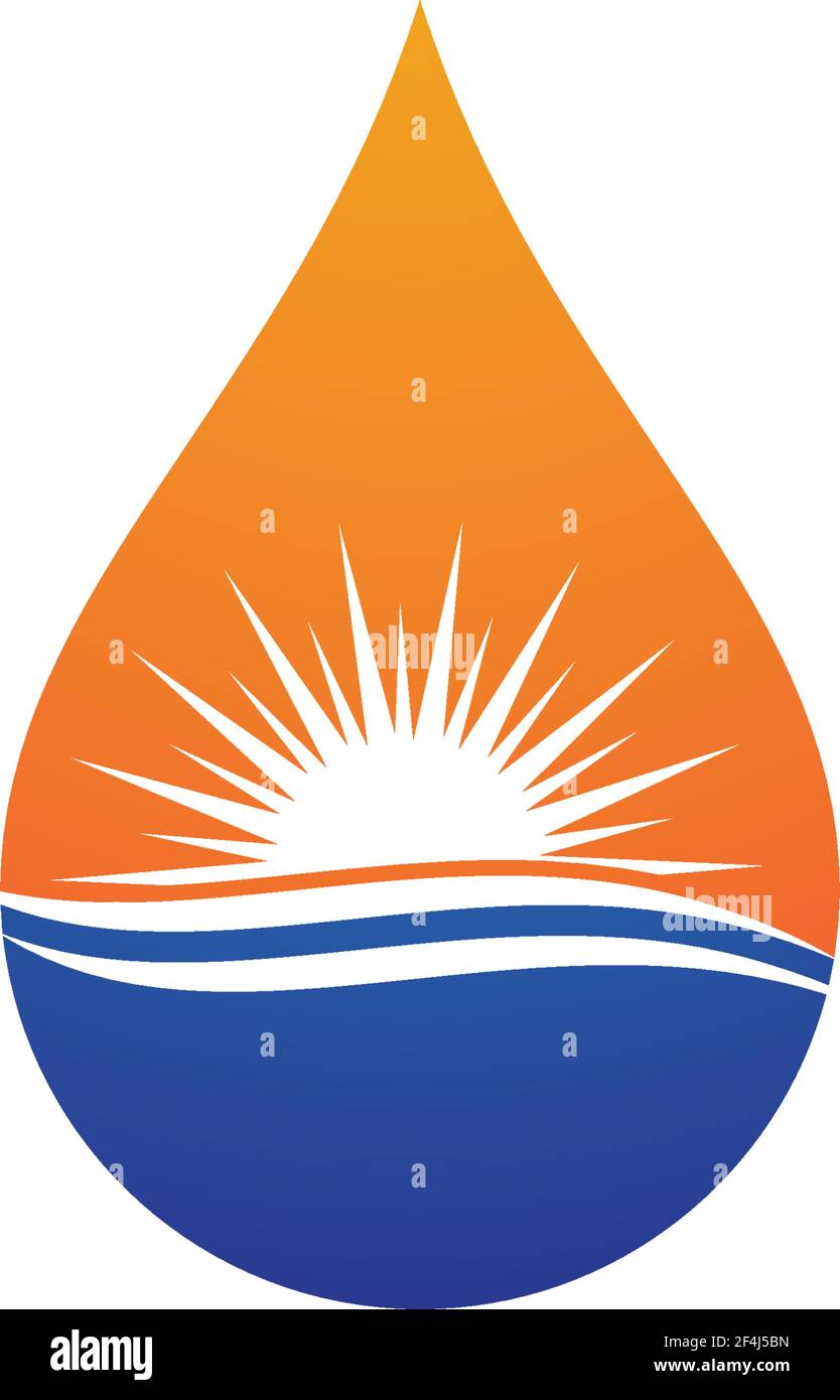 Water drop logo template vector icon illustration design Stock Vector ...
