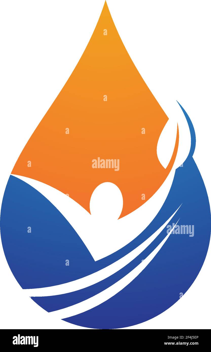 Water drop logo template vector icon illustration design Stock Vector ...