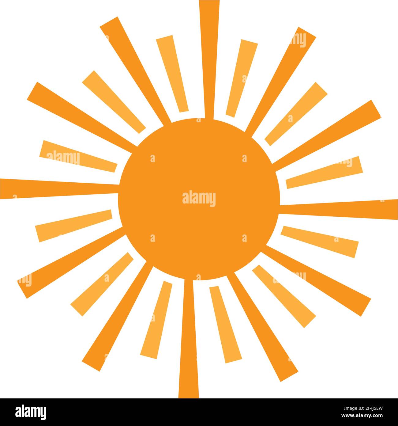 Vector Icon Logo Template Sun over horizon Stock Vector Image & Art - Alamy