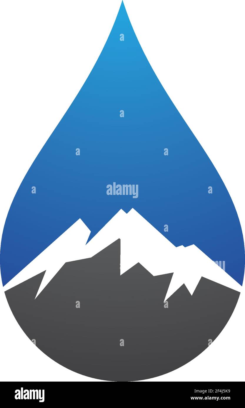 Water drop logo template vector icon illustration design Stock Vector ...