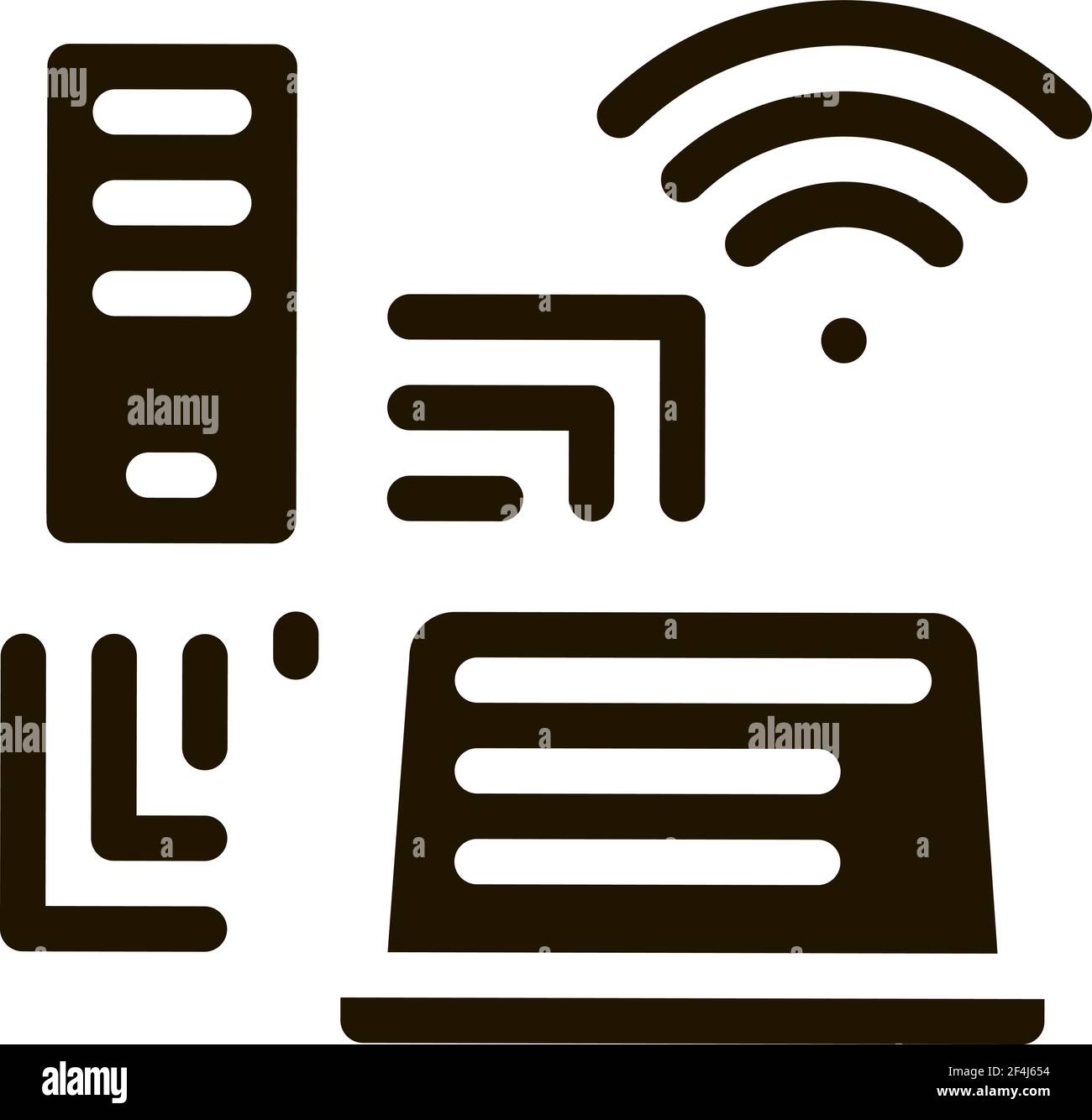 Wi fi network spreads icon hi-res stock photography and images - Alamy