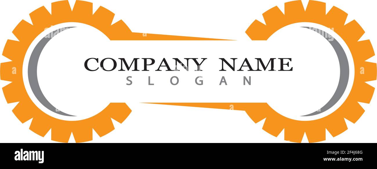 Gear Logo Template vector icon illustration design Stock Vector Image ...