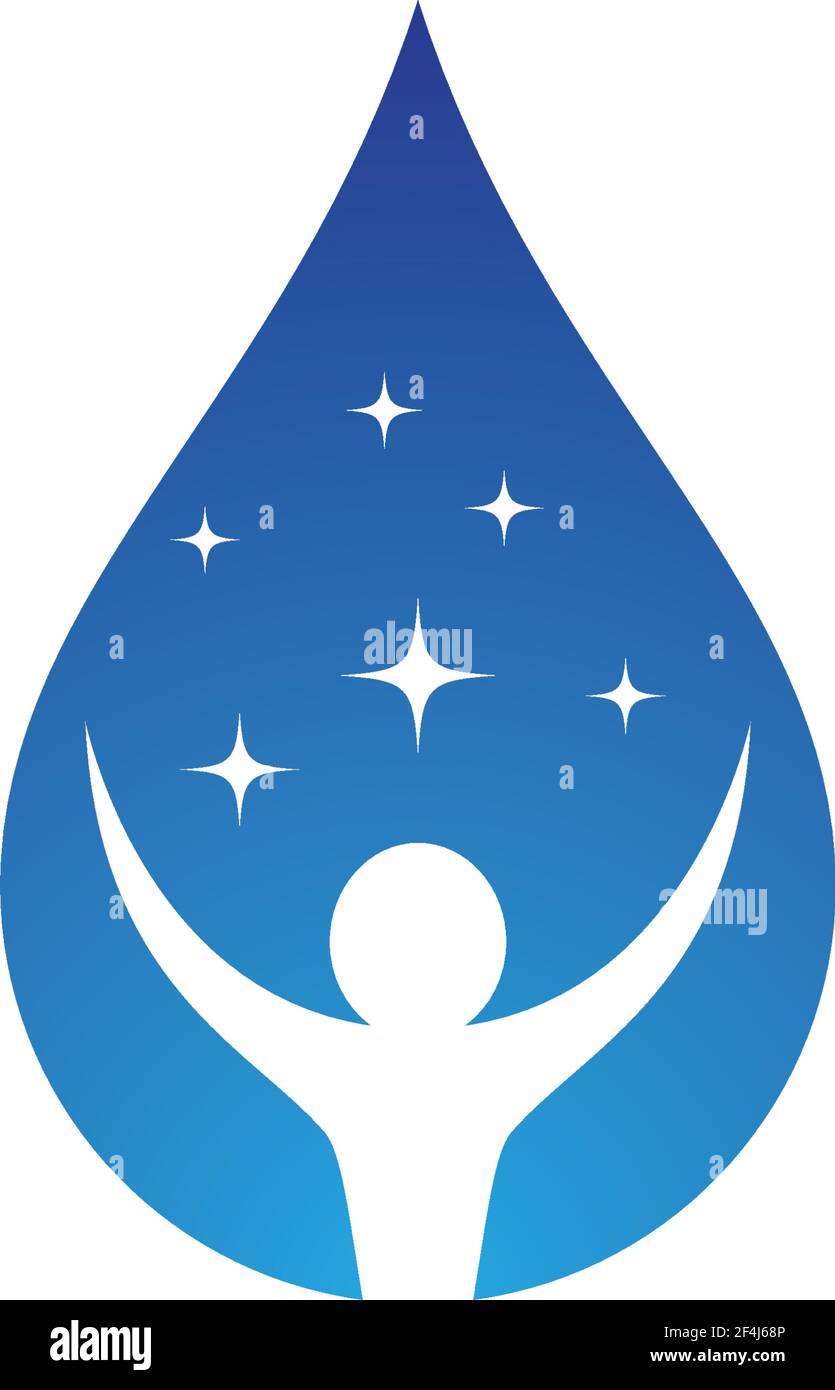 Water drop logo template vector icon illustration design Stock Vector ...