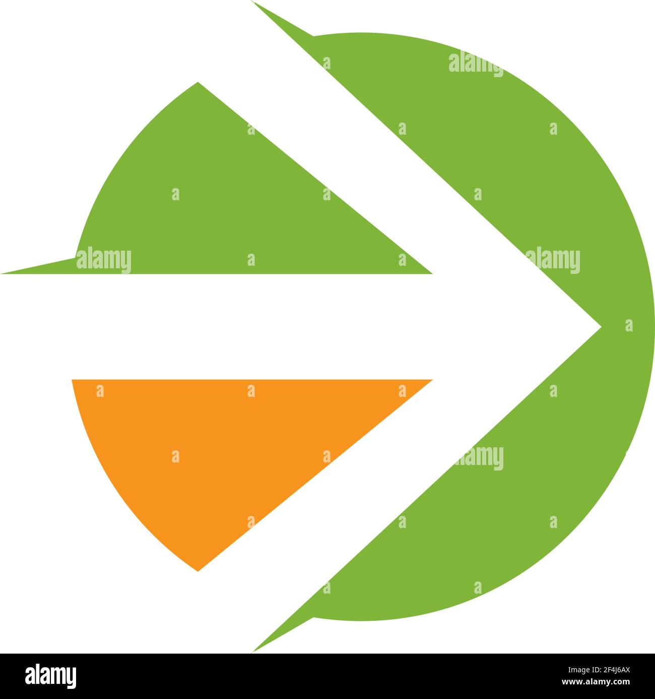 Arrow logo template vector icon illustration design Stock Vector Image ...