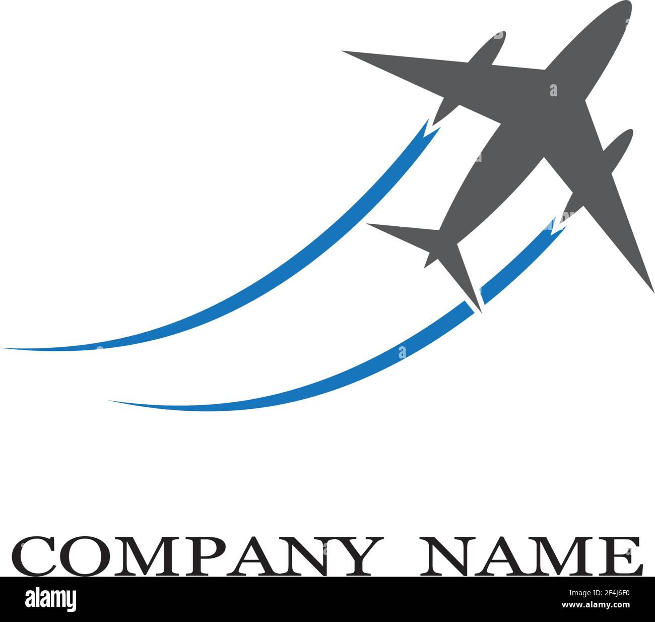 Airplane logo template vector icon illustration design Stock Vector ...