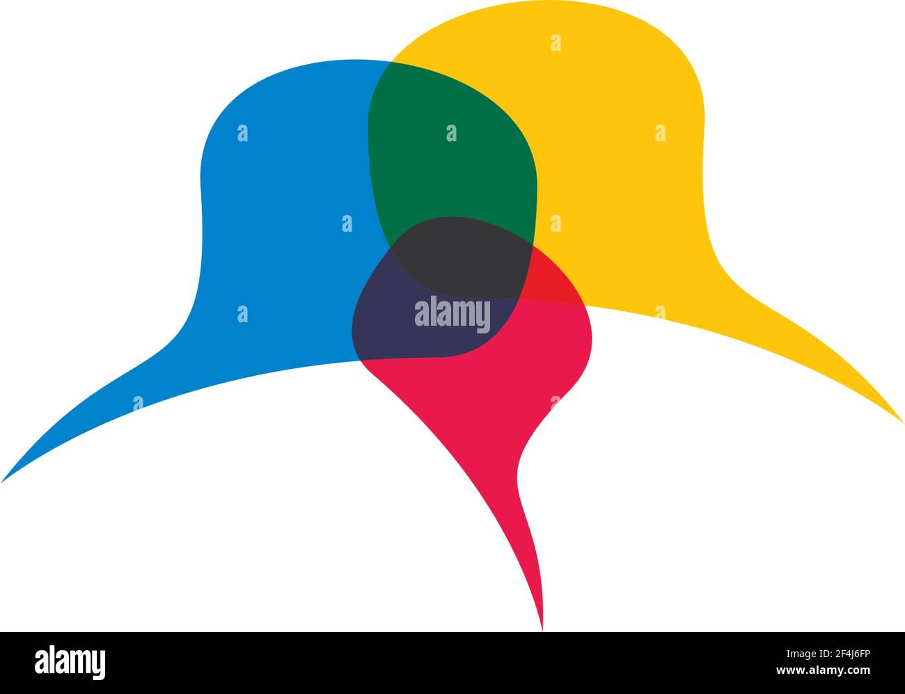 Speech bubble logo template vector icon illustration design Stock Vector Image & Art - Alamy