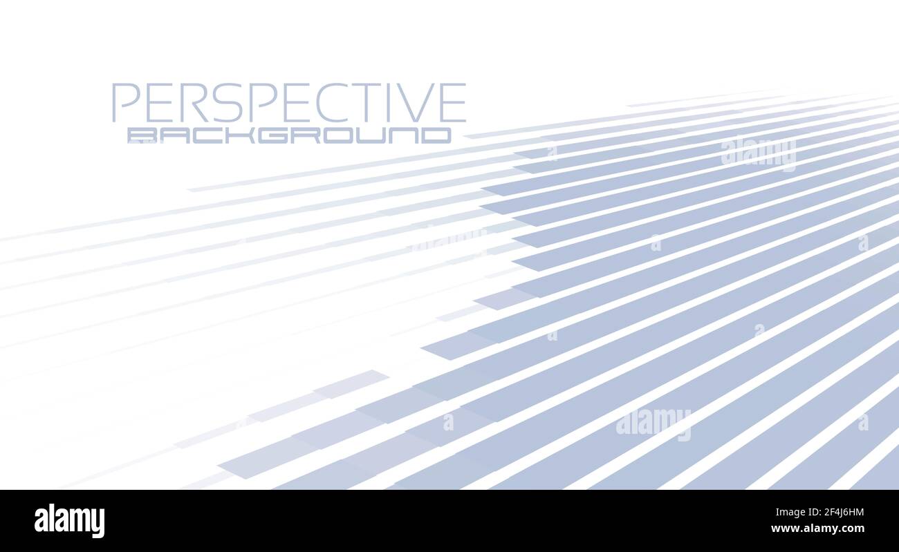 Abstract perspective striped tech background with gray stripes. Vector ...