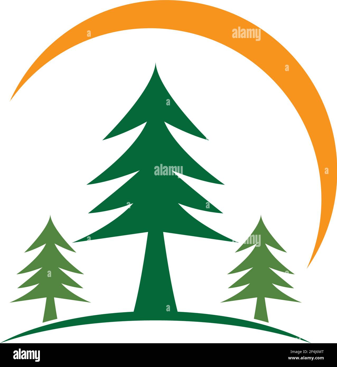 Pine symbol illustration design Stock Vector Image & Art - Alamy