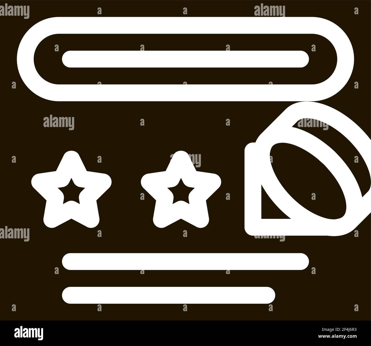 Number Guessing Sheet Icon Vector Glyph Illustration Stock Vector Image ...