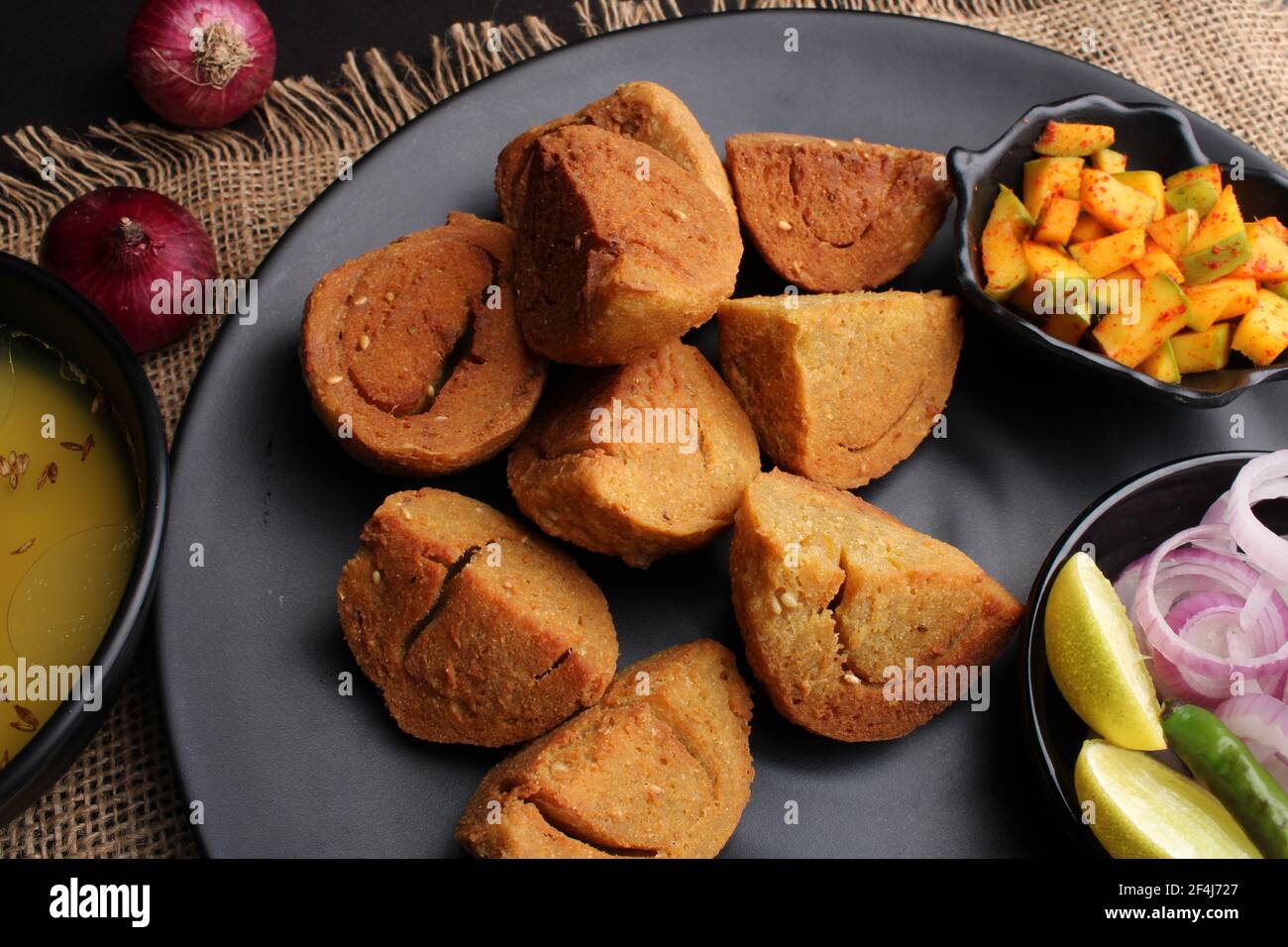 Dal bati churma hi-res stock photography and images - Alamy