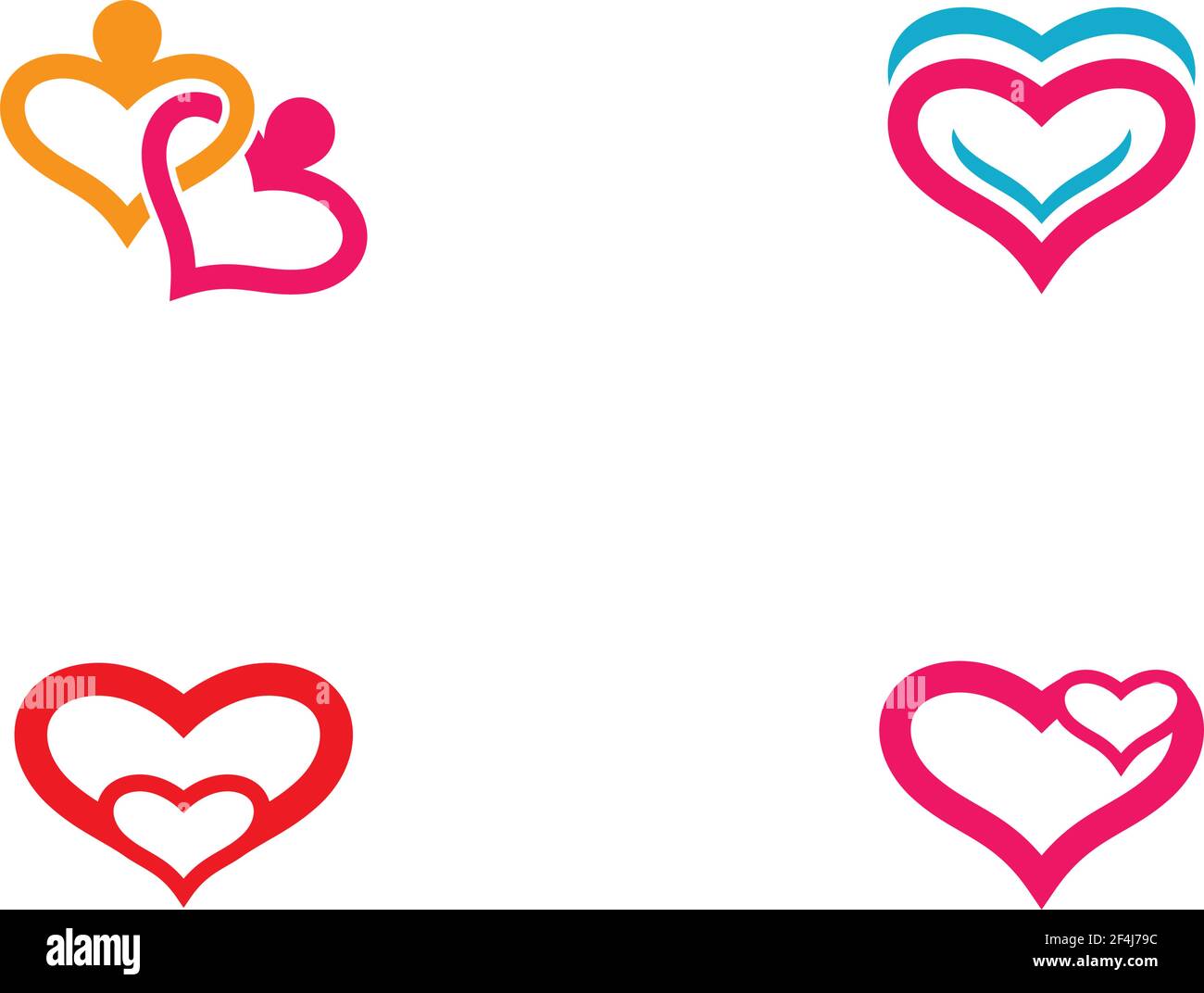 Love logo template symbol icon illustration design Stock Vector Image ...