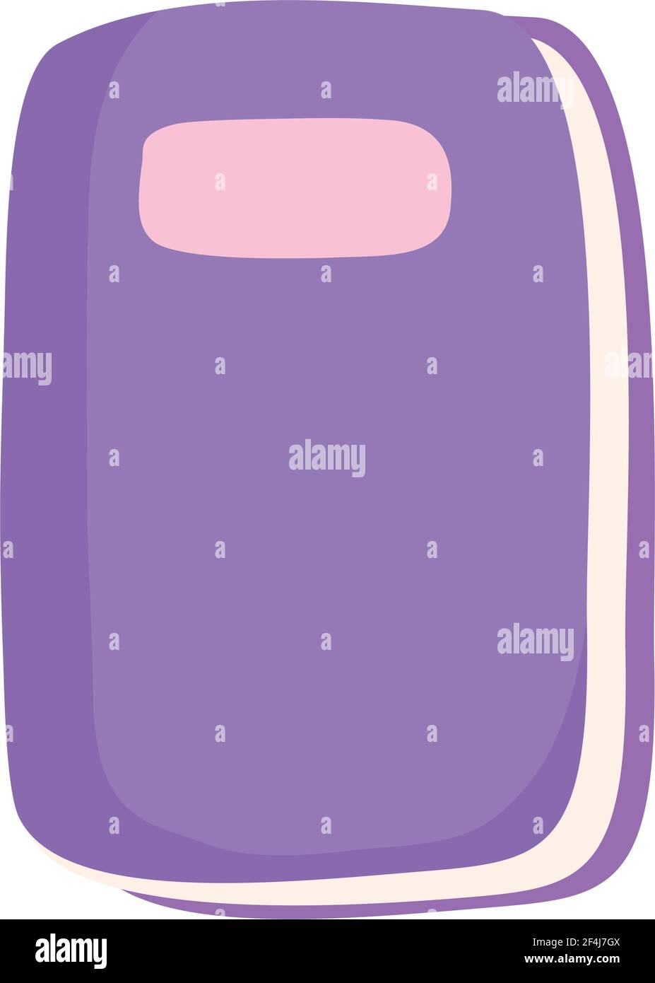 purple book on white background Stock Vector Image & Art - Alamy