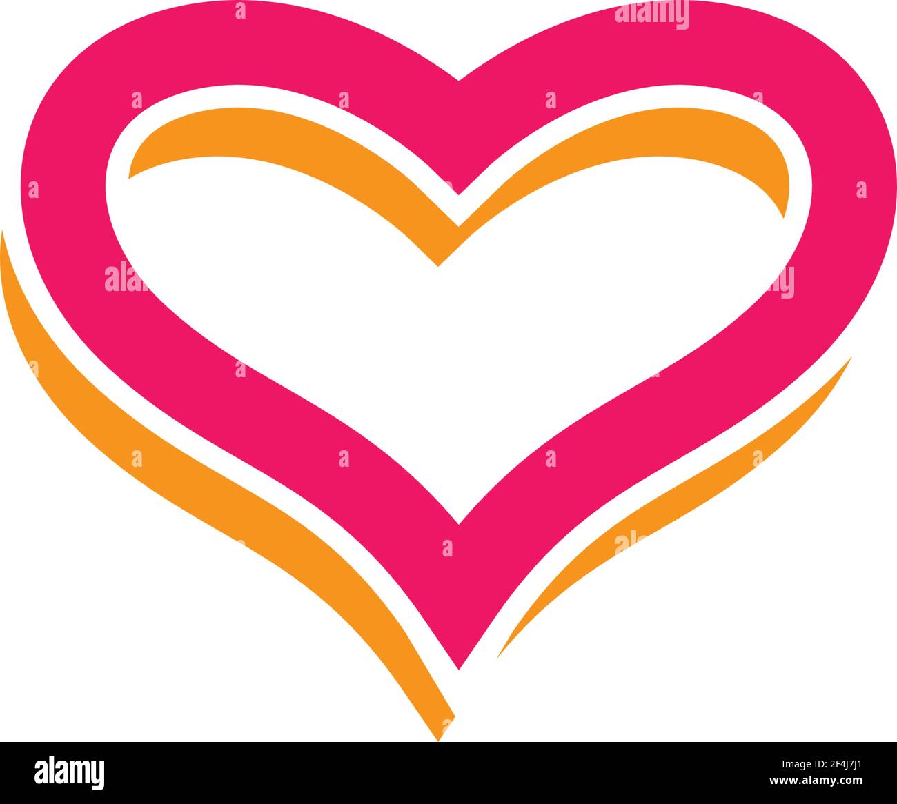 Love logo template symbol icon illustration design Stock Vector Image ...