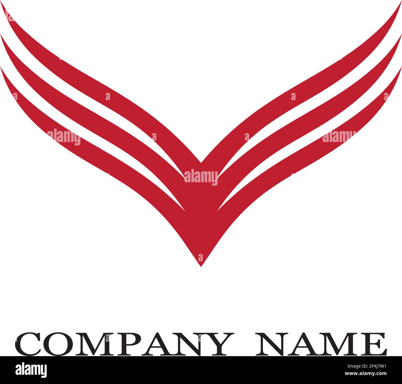 Wing logo template vector icon illustration design Stock Vector Image ...