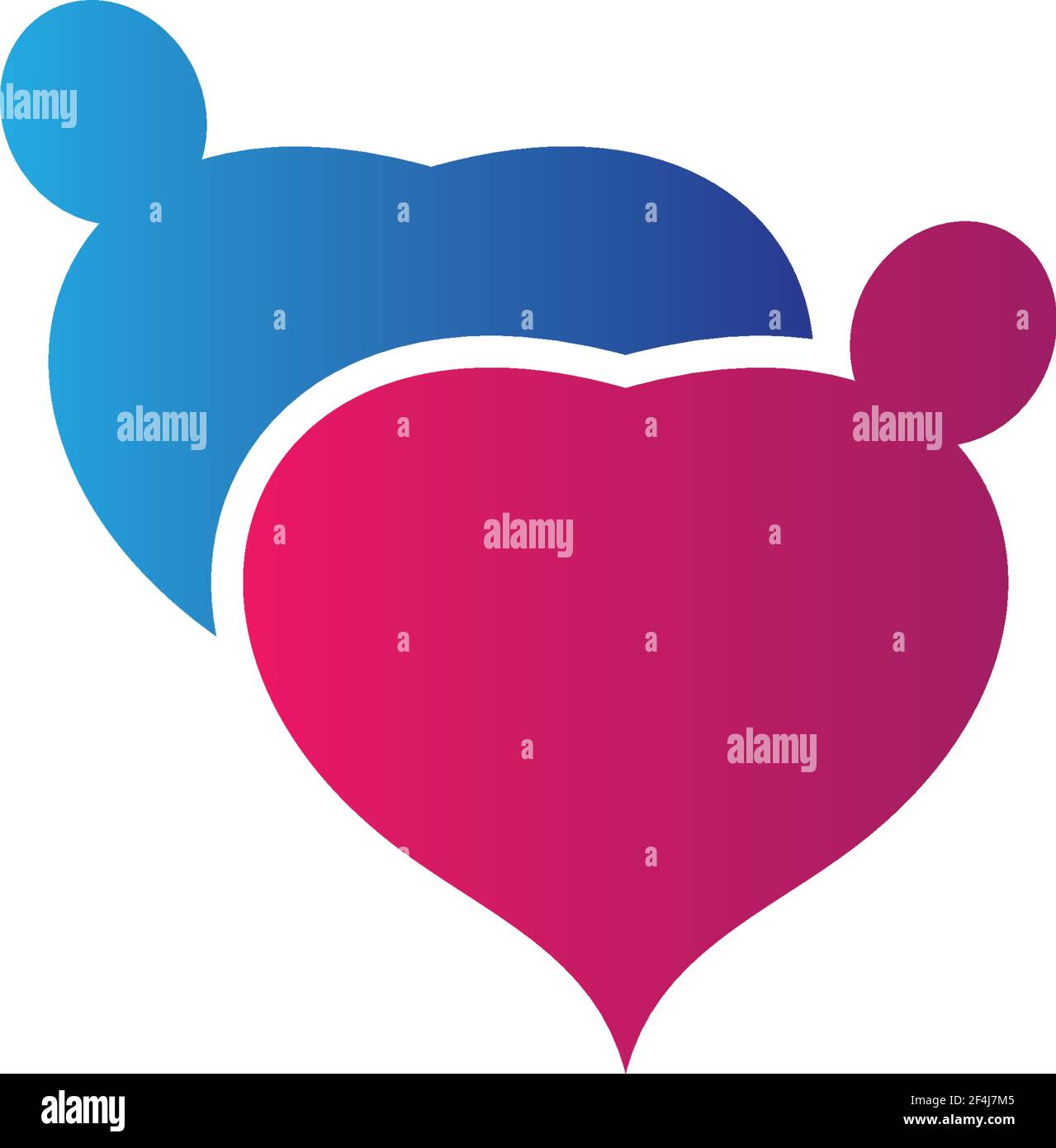 Love logo template symbol icon illustration design Stock Vector Image ...