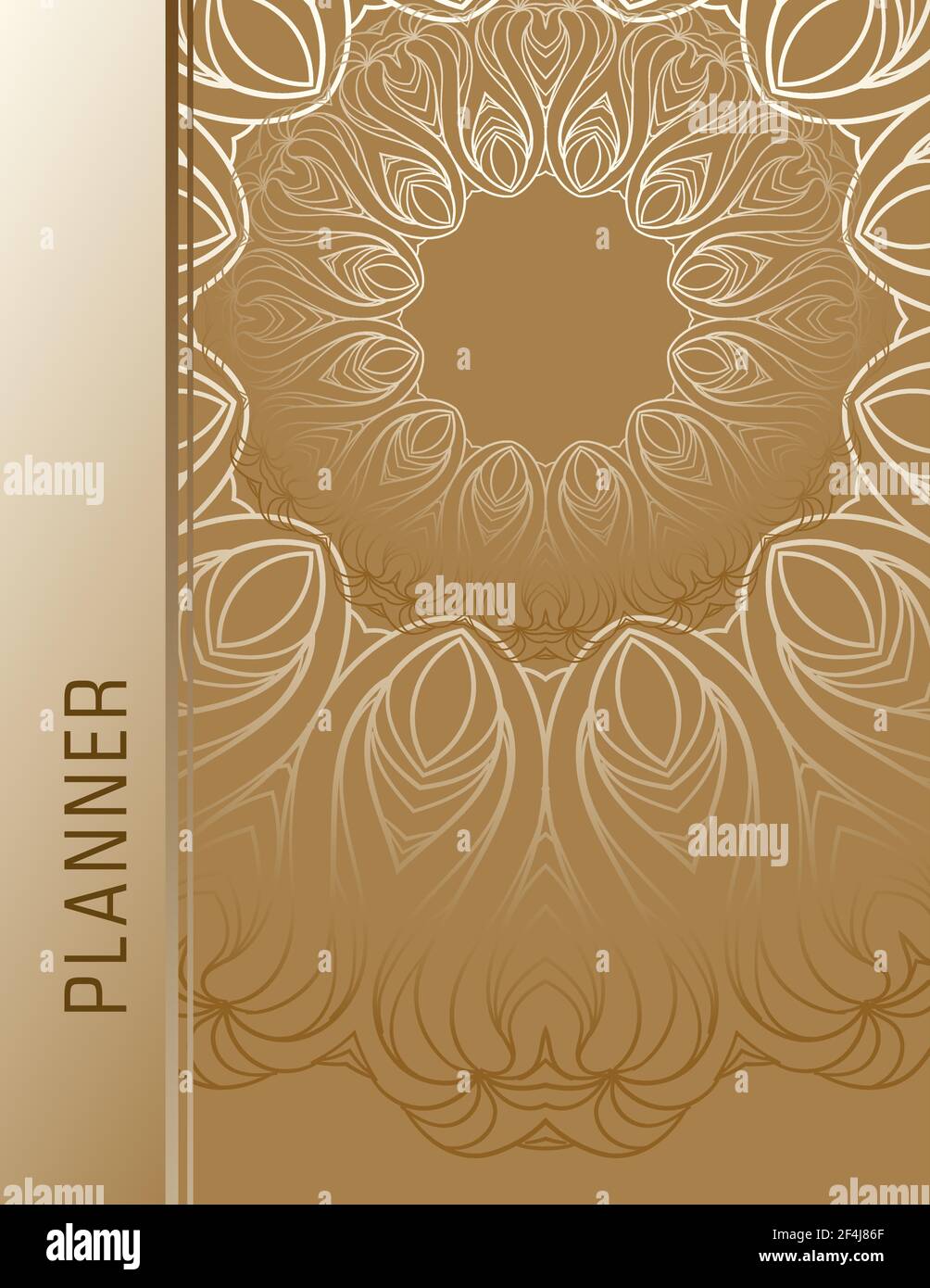 Luxury ornament, rich golden decor, perfect design template Stock ...