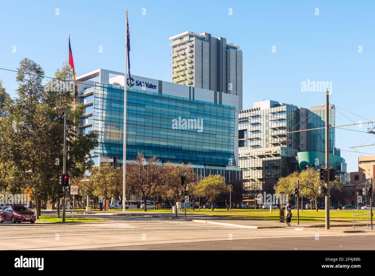 Adelaide, South Australia - August 13, 2019: SAWater main office ...