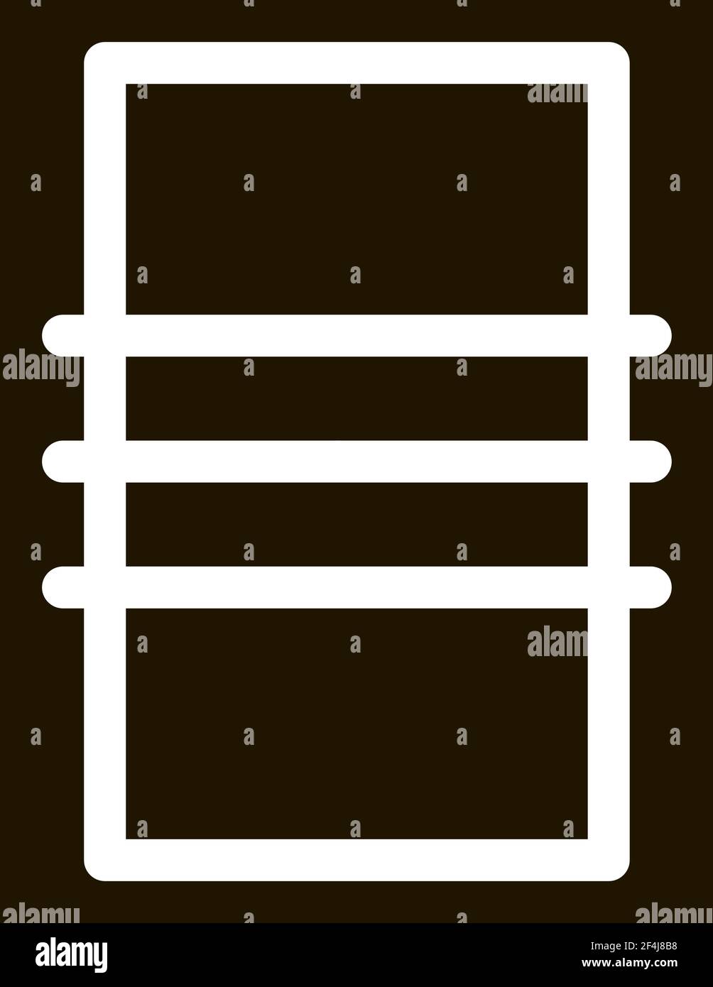 Volleyball Field Top View Icon Vector Glyph Illustration Stock Vector ...