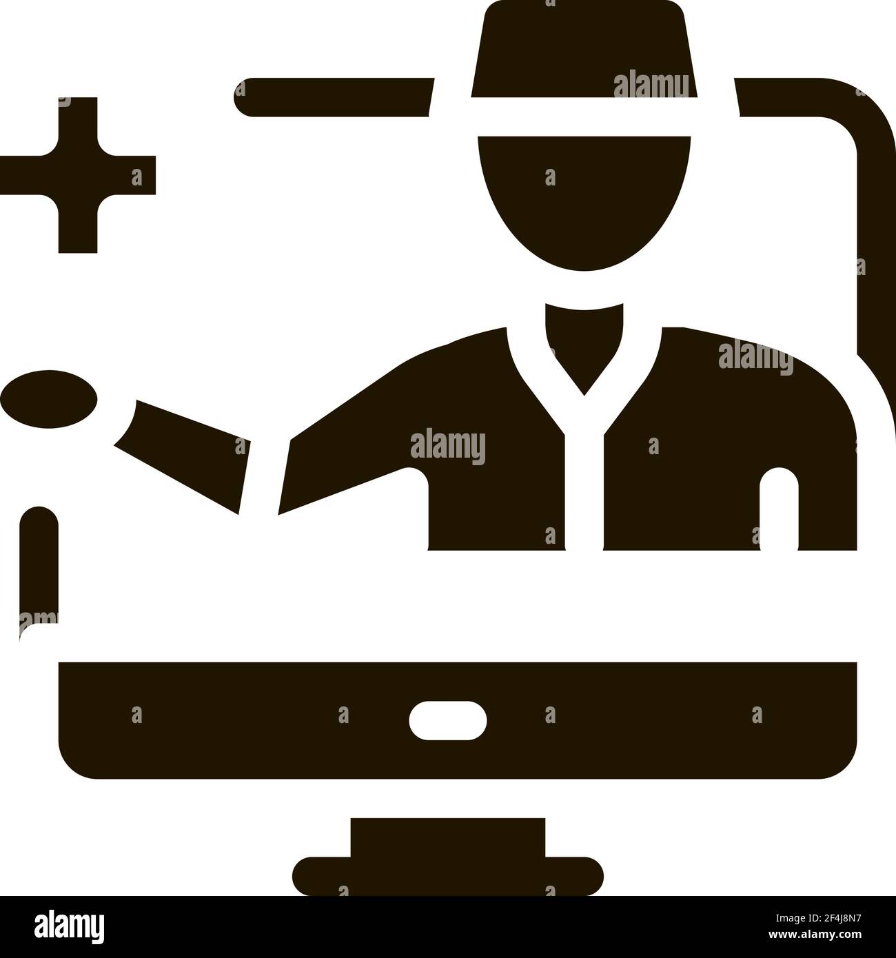 Doctor questions patient Cut Out Stock Images & Pictures - Alamy