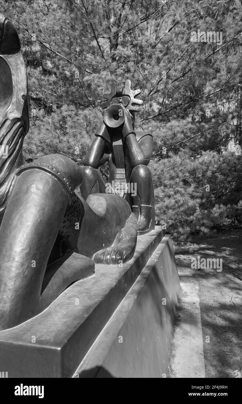 McMichael Canadian Art Collection with sculptures by Ivan Eyre Stock ...