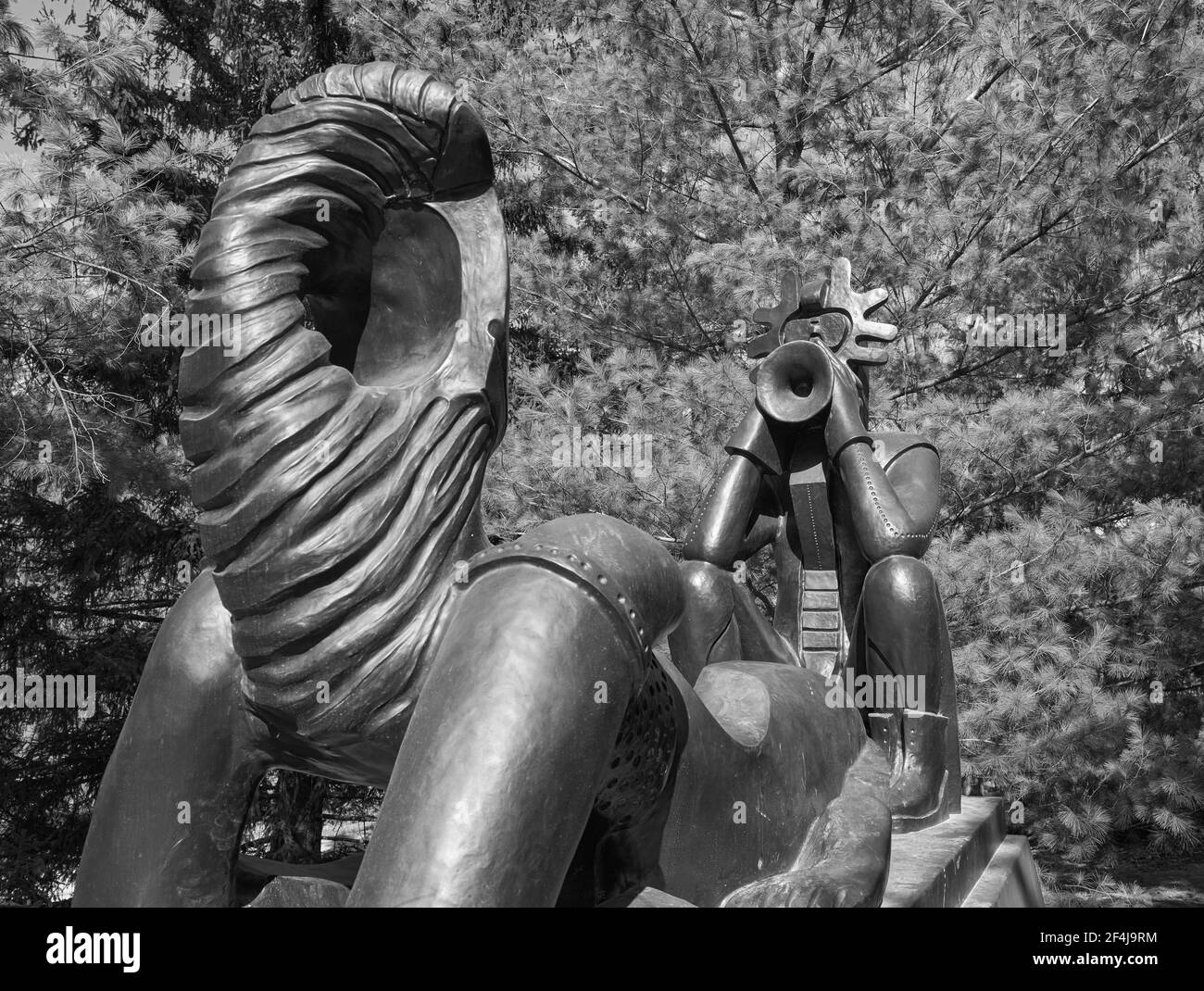 McMichael Canadian Art Collection with sculptures by Ivan Eyre Stock ...