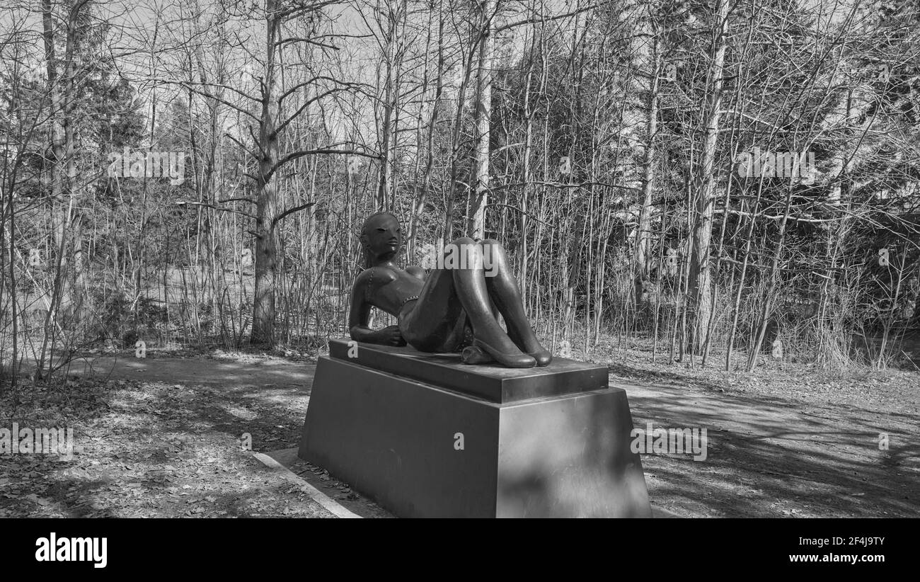 McMichael Canadian Art Collection with sculptures by Ivan Eyre Stock ...