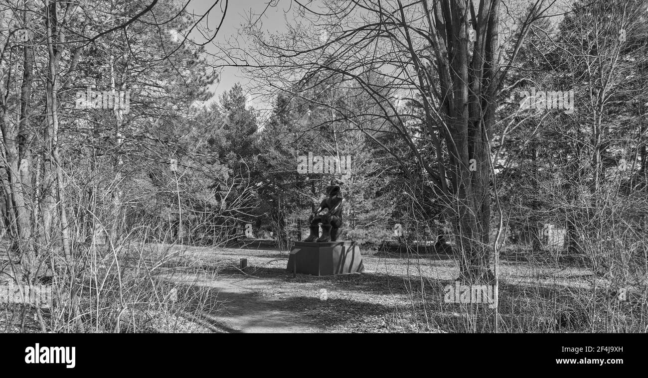 McMichael Canadian Art Collection with sculptures by Ivan Eyre Stock ...