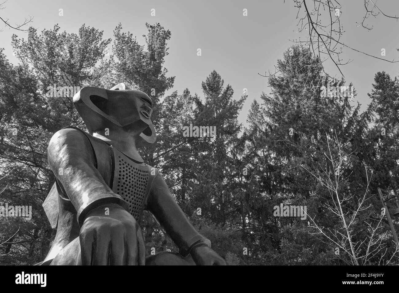 McMichael Canadian Art Collection with sculptures by Ivan Eyre Stock ...