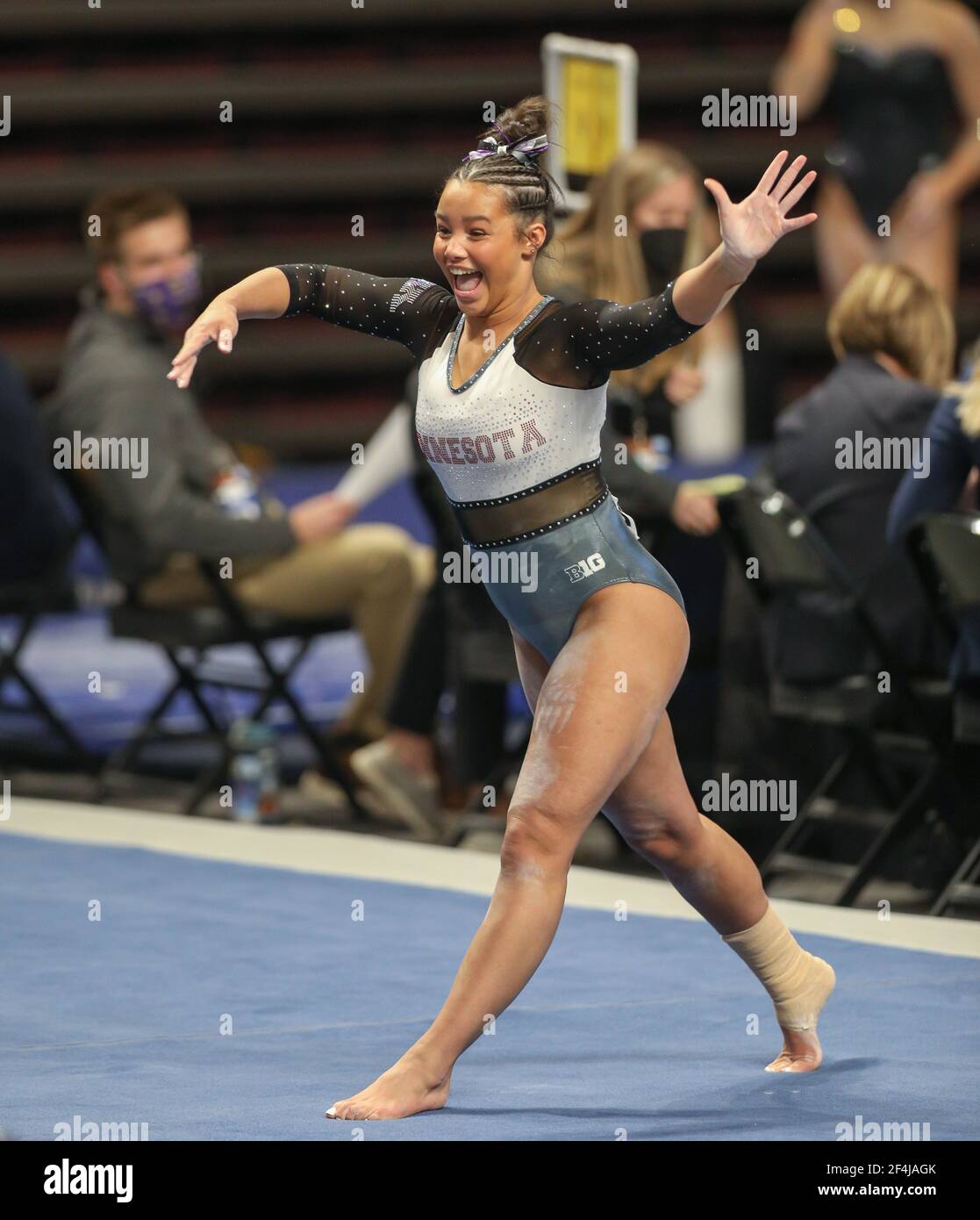 2021 gymnastics championships big 10 hi-res stock photography and ...